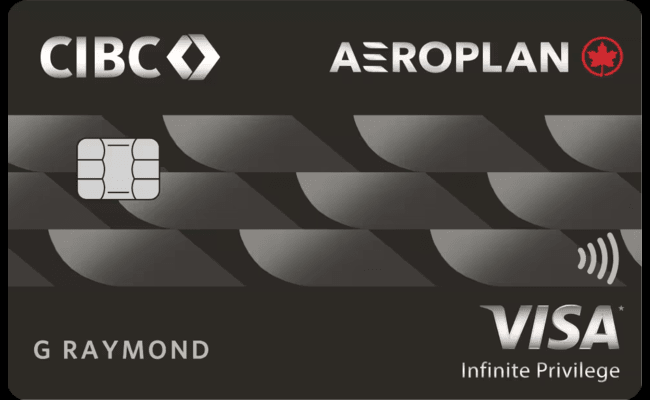 CIBC Aeroplan® Visa Infinite Privilege* Card Points Calculator