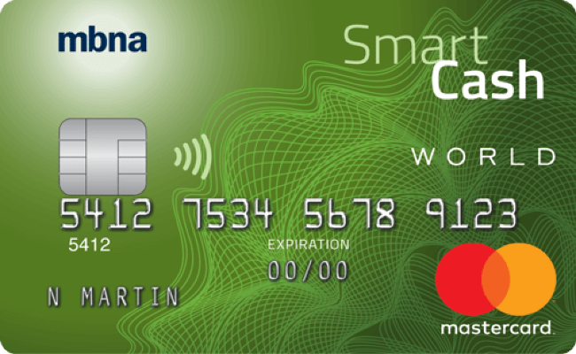 MBNA Smart Cash® World Mastercard® and $75 from FinlyWealth